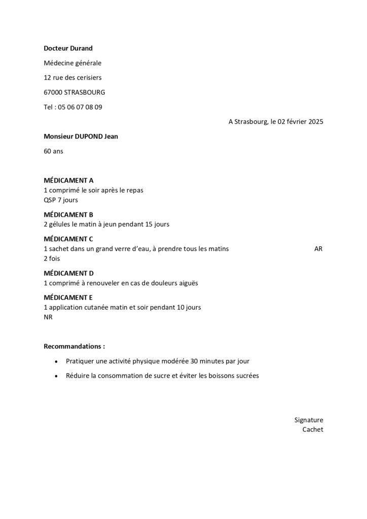 Comment lire une ordonnance de médicaments ? - SMATIS
